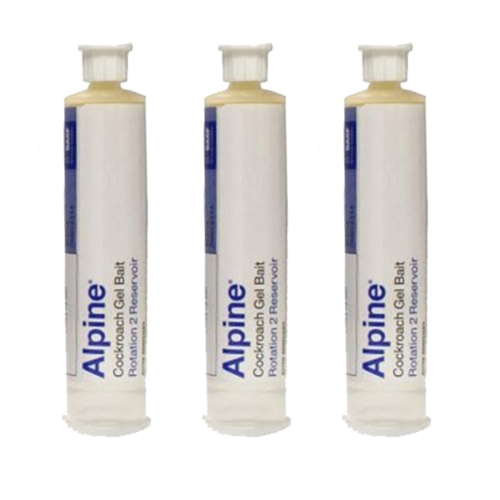 Alpine Cockroach Gel Bait Rotation 2 Reservoir - 3 PCS 30 Gram Tubes ...